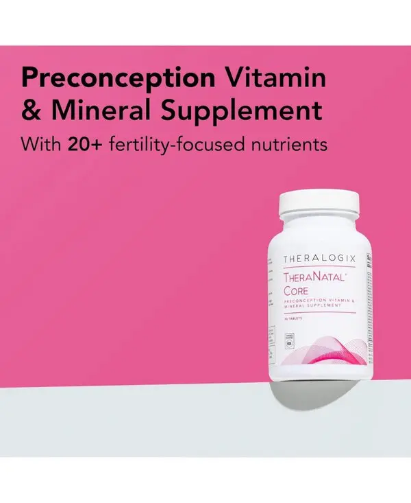 THERALOGIX Theranatal Core Preconception Vitamin Supplement -90-day Supply - Open Miscellaneous