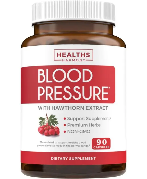 HEALTHS HARMONY Blood Pressure Support Capsules - No Color