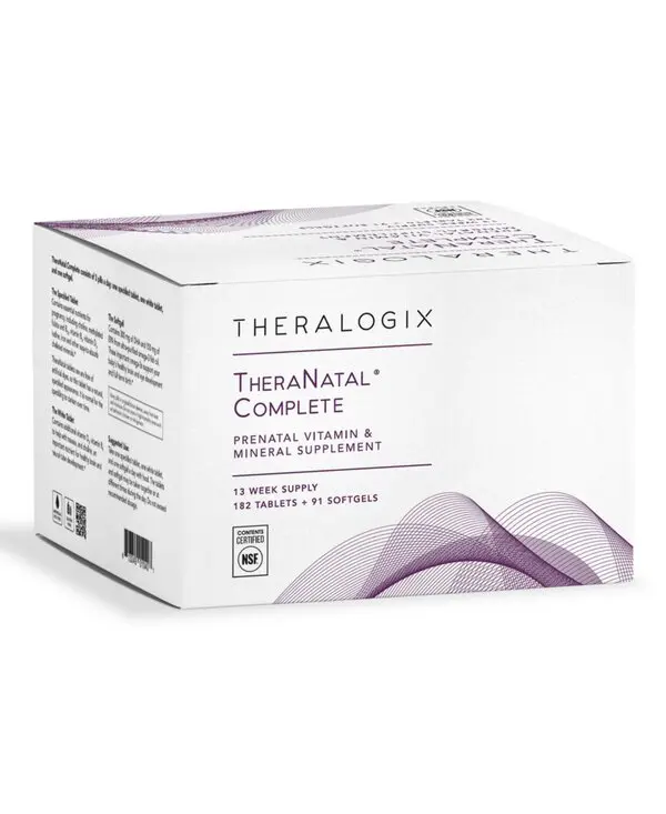 THERALOGIX Theranatal Complete Prenatal Vitamin Supplement -91-day Supply - Open Miscellaneous