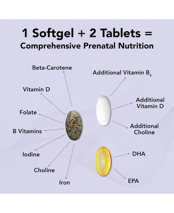 THERALOGIX Theranatal Complete Prenatal Vitamin Supplement -91-day Supply