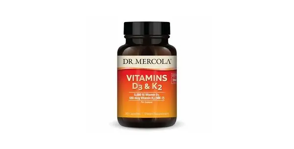DR. MERCOLA Vitamins D3 & K2 - No Color