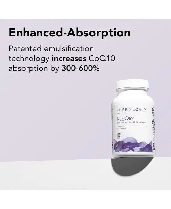THERALOGIX Neoq10 High Absorption Coenzyme Q10 Supplement