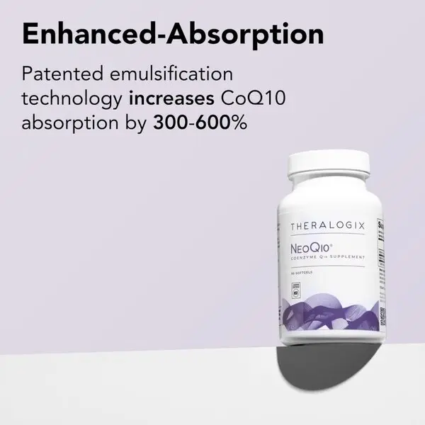 THERALOGIX Neoq10 High Absorption Coenzyme Q10 Supplement