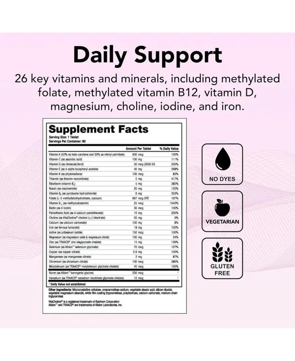 THERALOGIX Essentia Multivitamin For -90-day Supply Supports Immune & Bone Health