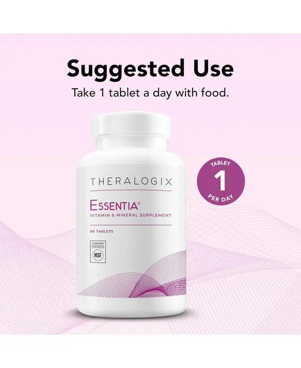 THERALOGIX Essentia Multivitamin For -90-day Supply Supports Immune & Bone Health
