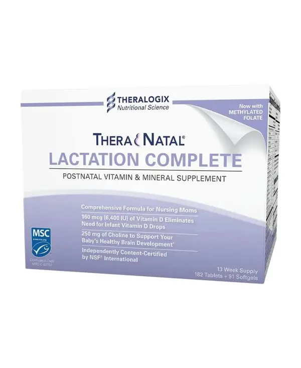 THERALOGIX Theranatal Lactation Complete Postnatal Vitamins With Vitamin D - Open Miscellaneous
