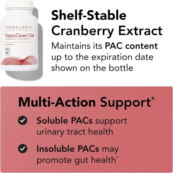 THERALOGIX Theracran One Cranberry Supplement - No Color
