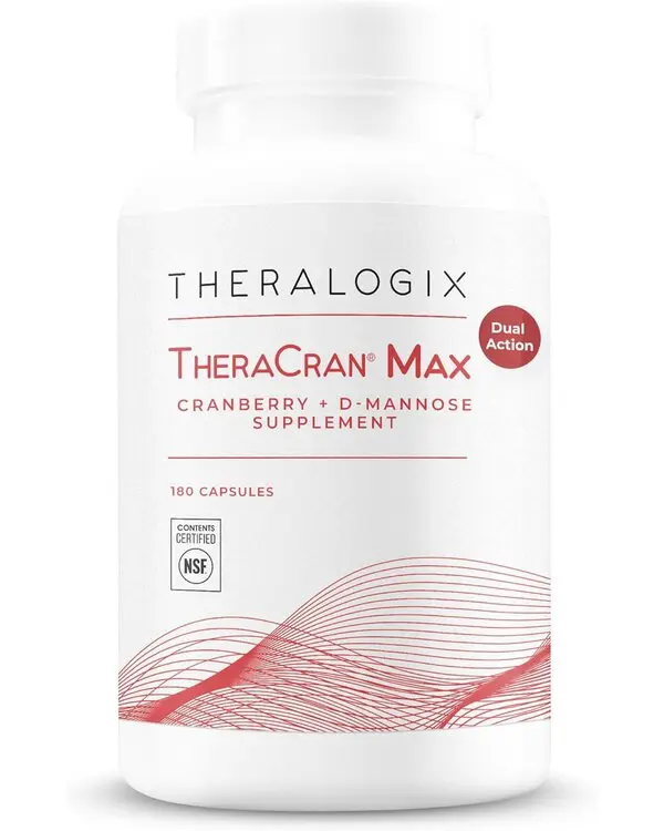 THERALOGIX Theracran Max Cranberry + D-mannose Supplement For & Urinary Tract Health Support 90-day Supply Nsf Certified - No Color