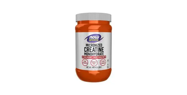 NOW FOODS Creatine Monohydrate Micronized Powder - No Color