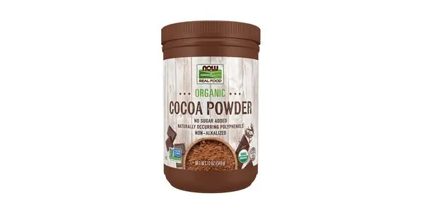 NOW FOODS Cocoa Powder Certified - No Color