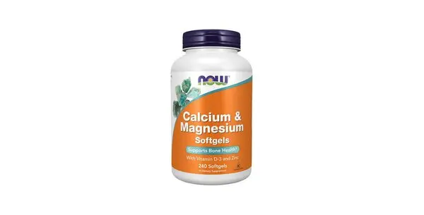 NOW FOODS Calcium & Magnesium - No Color