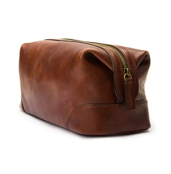 Bosca Dolce Collection Shave Kit - Dark Brown