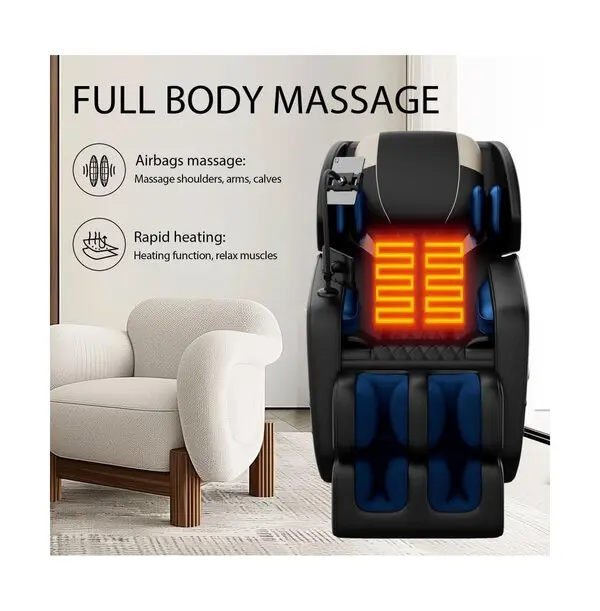 MAISON BOUCLE Zero Gravity Massage Recliner With Heating