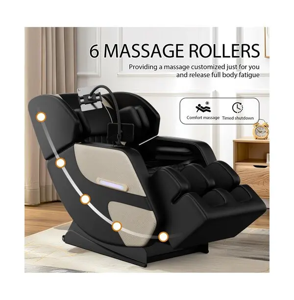 MAISON BOUCLE Zero Gravity Massage Recliner With Heating - Gold