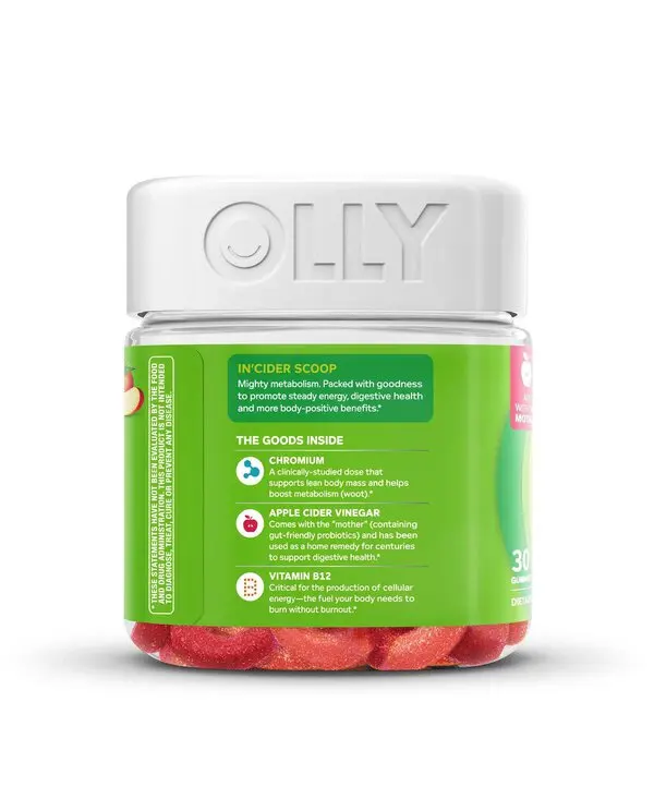 OLLY Now Foods Metabolism Rings Snappy Apple