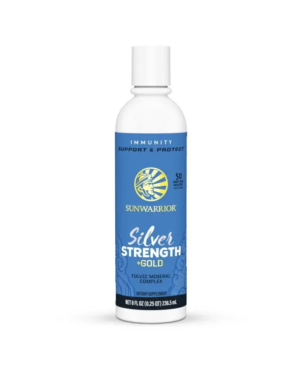 SUNWARRIOR Silver Strength + Gold Fulvic Mineral Complex - No Color
