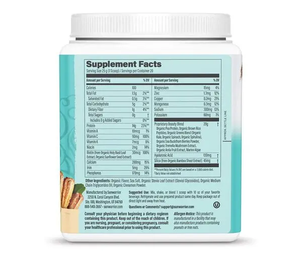 SUNWARRIOR Collagen Building Protein Peptides