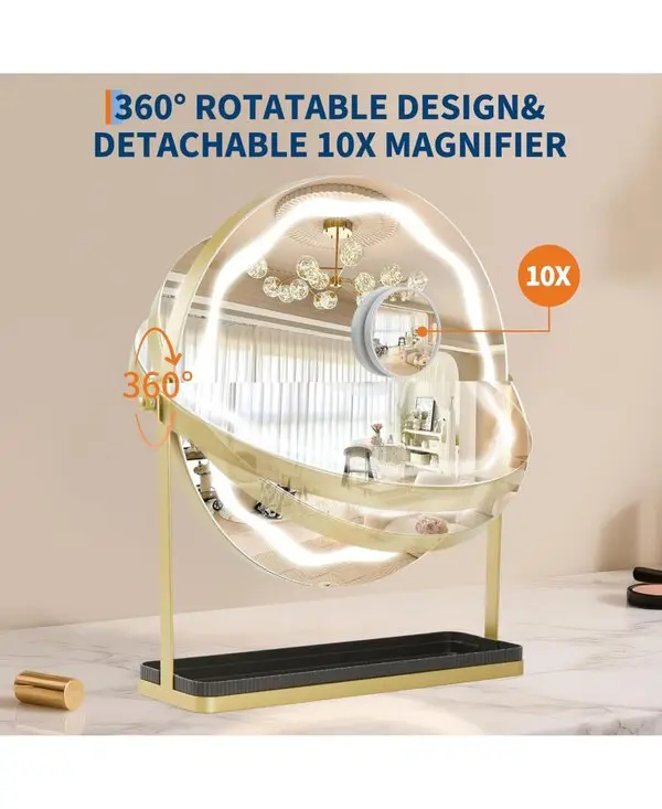 HOMFAN Led Vanity Mirror With Touch Control