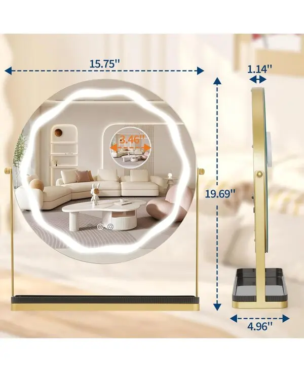 HOMFAN Led Vanity Mirror With Touch Control