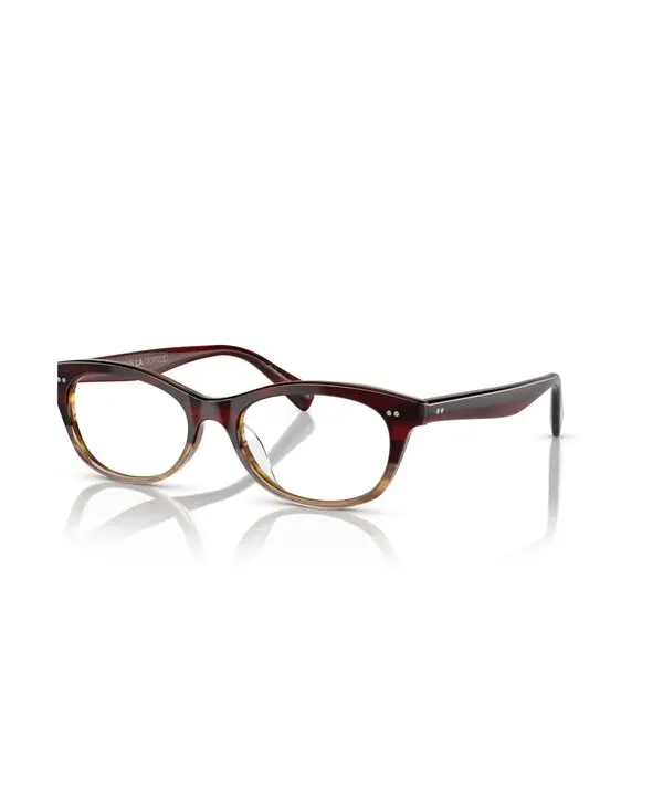 Oliver Spencer Dezerai Eyeglasses - Red Tortoise Gradient