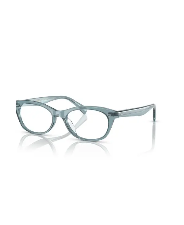 Oliver Spencer Dezerai Eyeglasses - Washed Teal