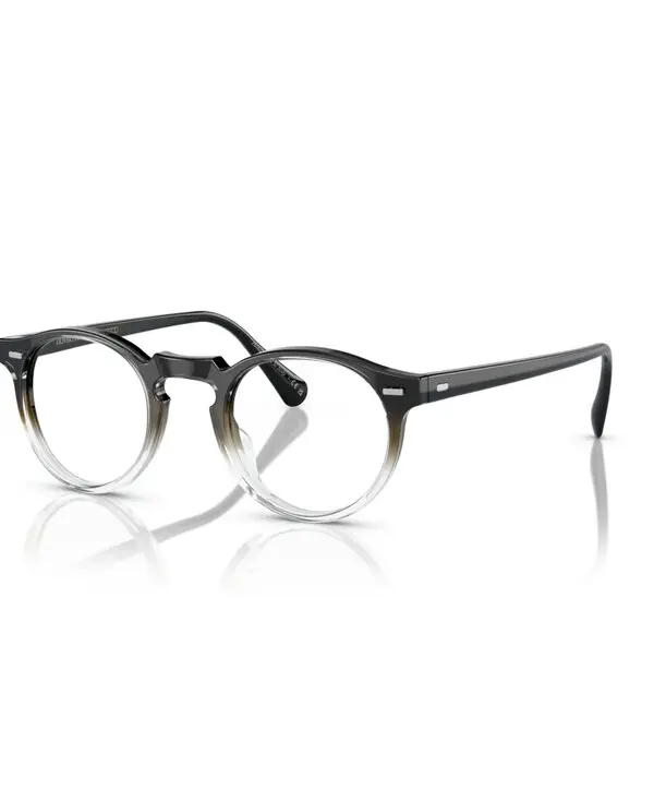Oliver Spencer Gregory Peck Eyeglasses - Dark Military,crystal Gradient