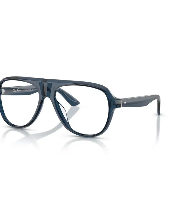 Oliver Spencer Aviator Eyeglasses - Newman Blue