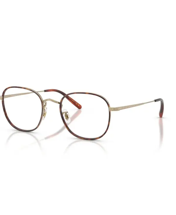 Oliver Spencer Ov1375t Phantos Eyeglasses - Gold,dark Mahogany