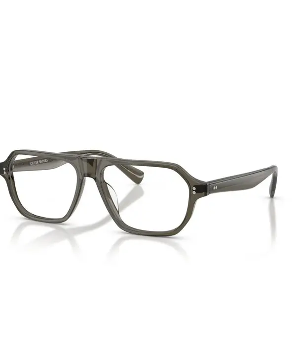 Oliver Spencer Remment Irregular Eyeglasses - Inkwell