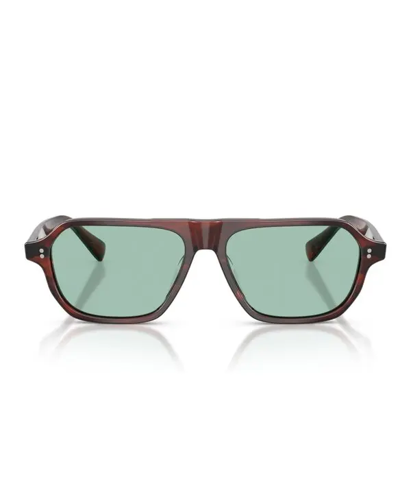 Oliver Spencer Remment Irregular Eyeglasses - Morado Tortoise