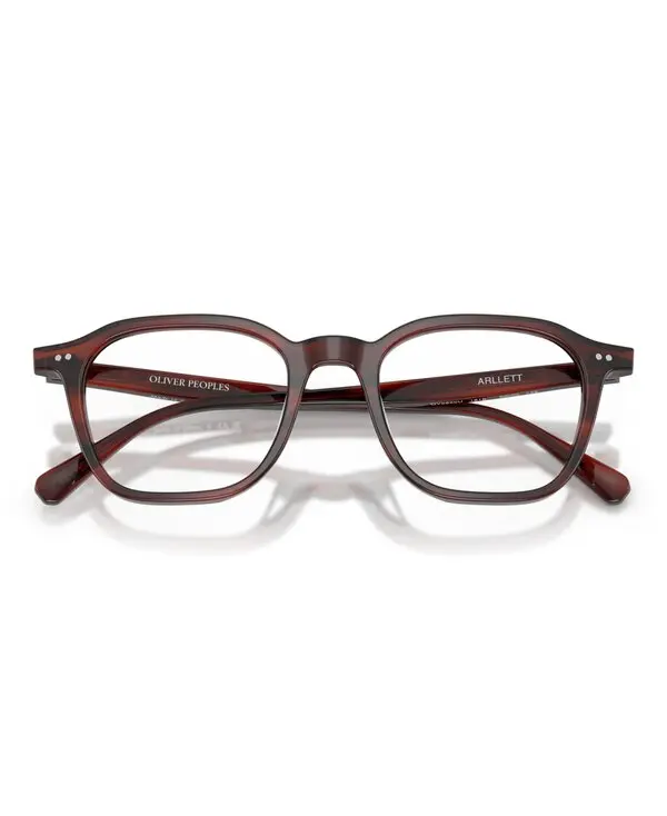 Oliver Spencer Square Frame Eyeglasses - Morado Tortoise