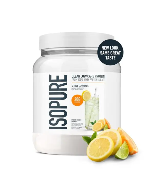 ISOPURE Clear Low Carb 100% Whey Protein Isolate Powder