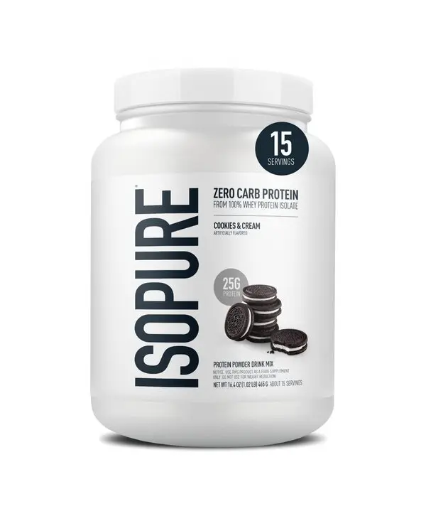 ISOPURE Zero Carb 100% Pure Whey Isolate Protein Powder