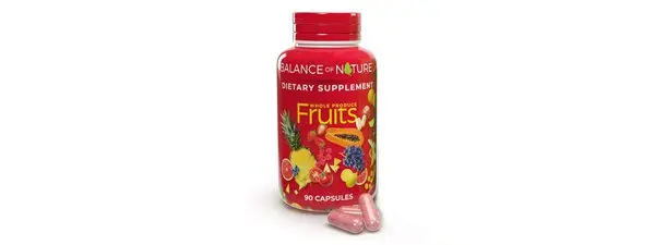 BALANCE OF NATURE Fruit Whole Food Supplement With Superfood Fruits - No Color