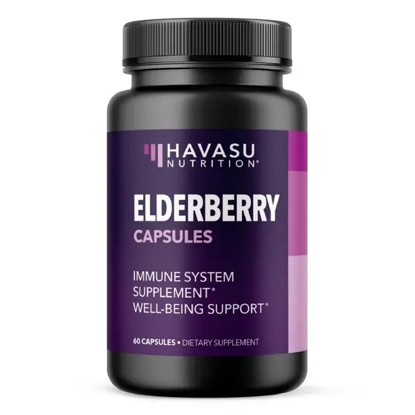 HAVASU NUTRITION Elderberry Vitamins - No Color