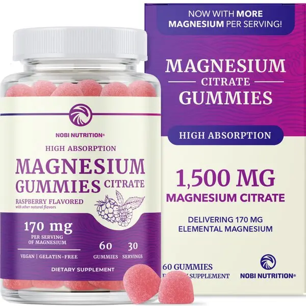 NOBI NUTRITION Magnesium Citrate Gummies