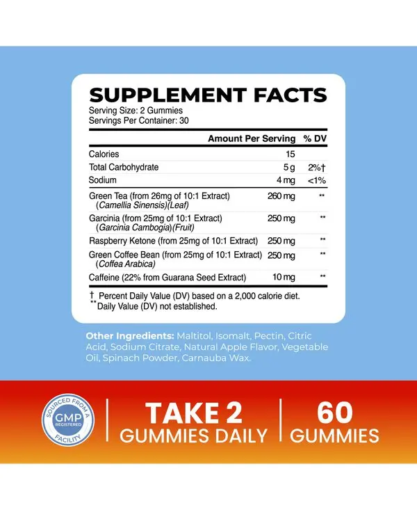 NOBI NUTRITION Morning Fat Burner Gummy