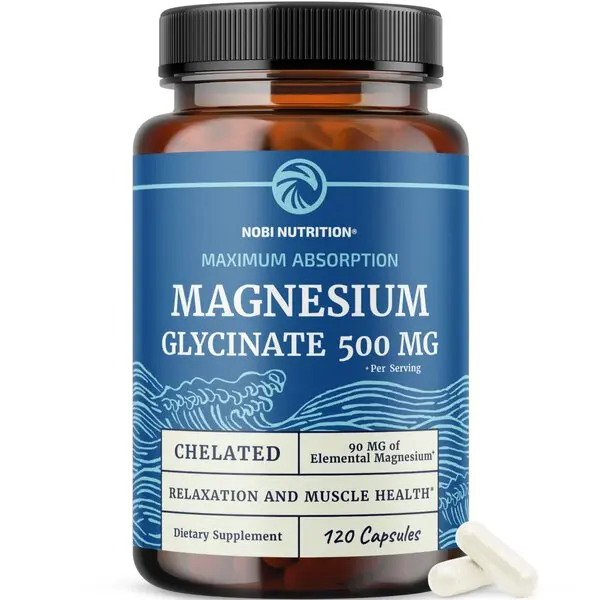 NOBI NUTRITION Magnesium Bisglycinate Capsules