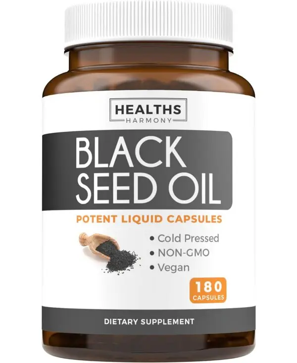 HEALTHS HARMONY Black Seed Oil Softgels - Black Seed Oil 180 Ct
