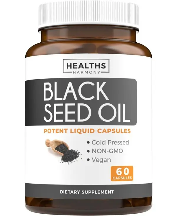 HEALTHS HARMONY Black Seed Oil Softgels - Black Seed Oil 60 Ct