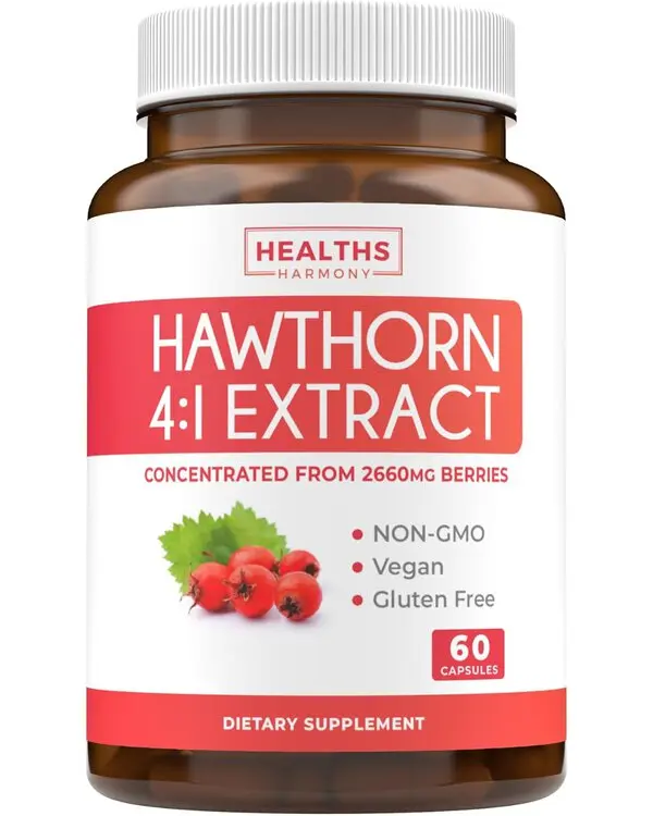 HEALTHS HARMONY Hawthorn Berry Capsules - No Color