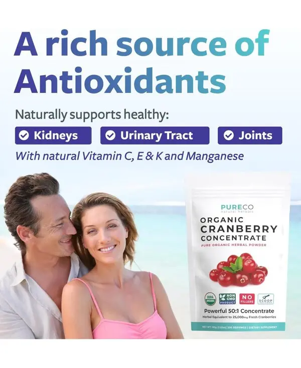 PURE CO Usda Organic Cranberry Concentrate