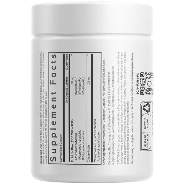 CODEAGE Glp-1 Probiotic - White