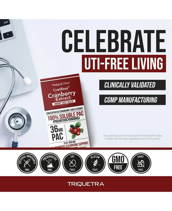 TRIQUETRA HEALTH Craneaze Urinary Tract Support Supplement