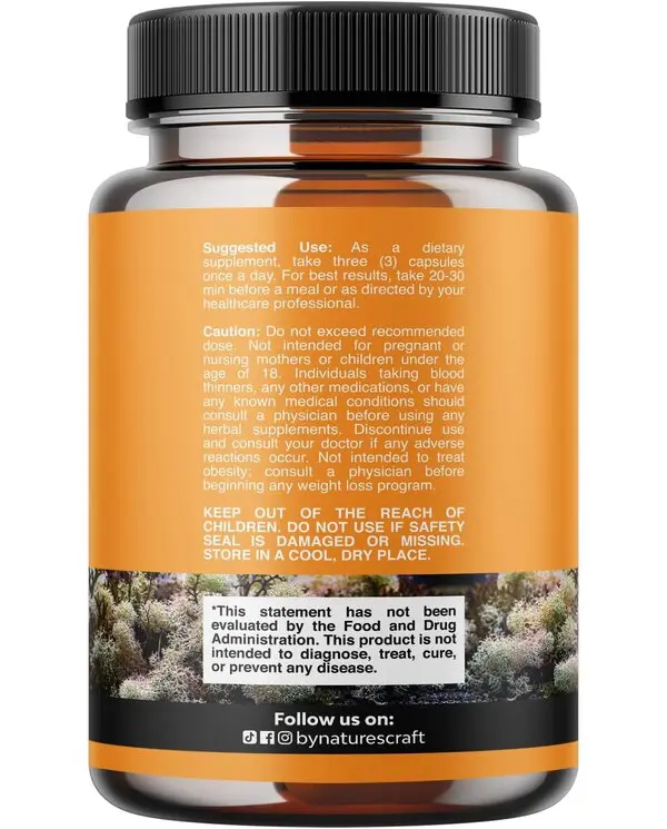 NATURE'S CRAFT Organic Irish Sea Moss Capsules