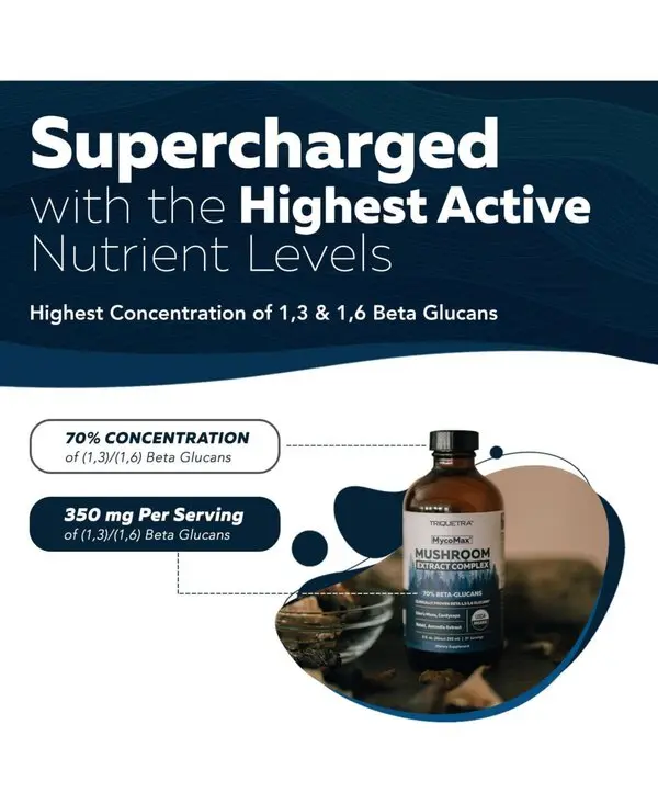 TRIQUETRA HEALTH Mycomax Mushroom Complex Supplement