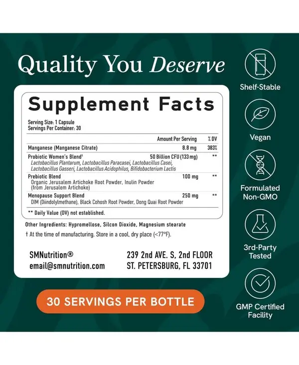 SMNUTRITION Probiotic Capsules