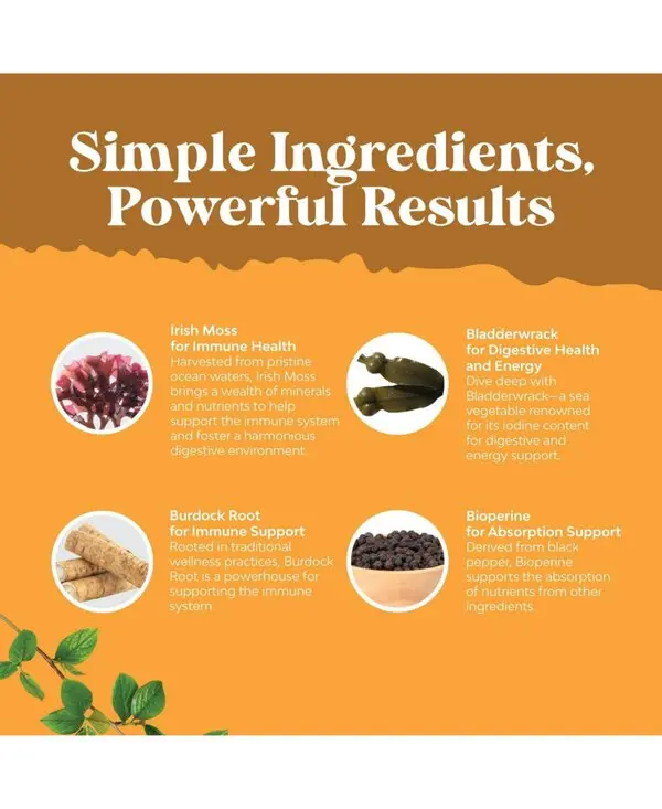NATURE'S CRAFT Irish Sea Moss Capsules