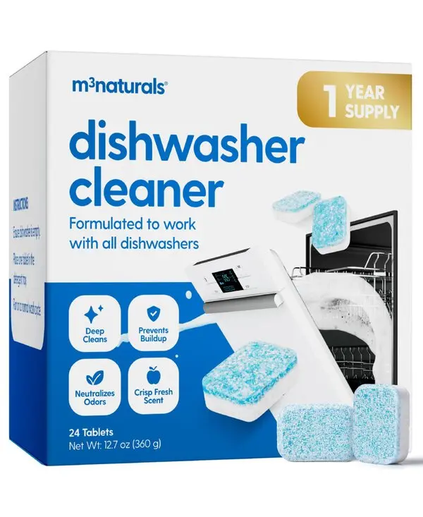 M3 Naturals Dishwasher Cleaner - No Color
