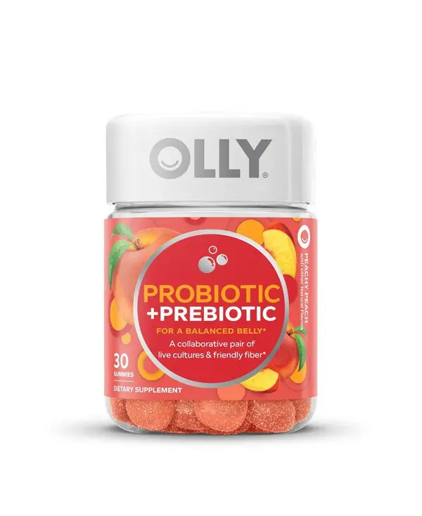 OLLY Probiotic + Prebiotic Peach - No Color